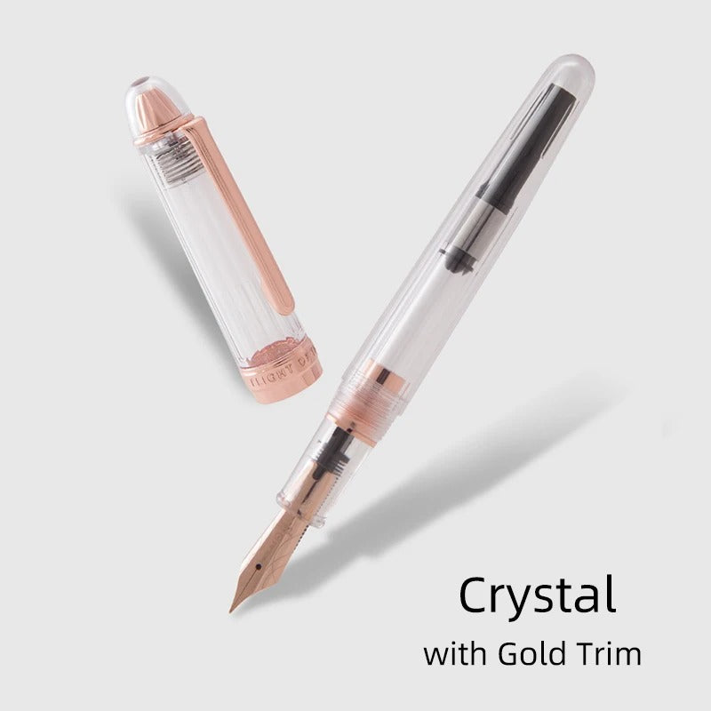 Natami Inception Flight of Time Fountain Pen Crystal Gold - Fine – The ...