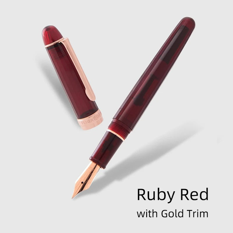 Natami Inception Flight of Time Fountain Pen Ruby Red - Fine – The Pen ...