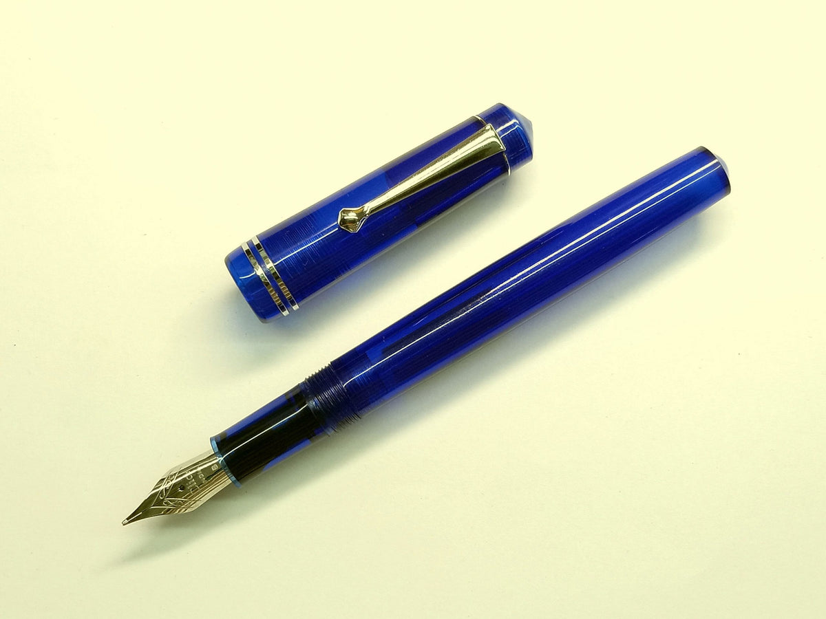 Click Aristocrat Fountain Pen CT Demonstrator Blue – The Pen World
