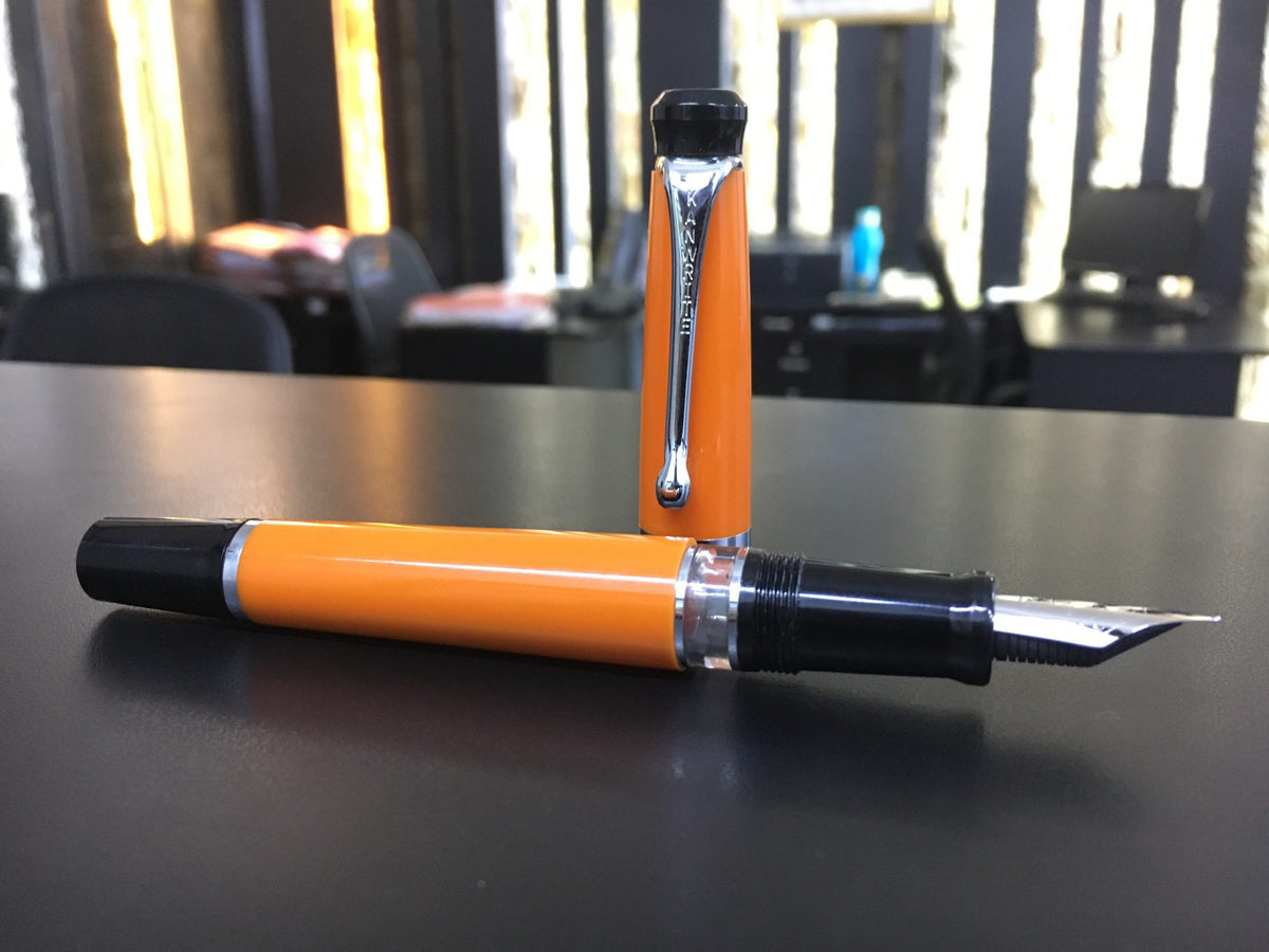 Kanwrite Heritage Fountain Pen Bhagwa Orange – The Pen World