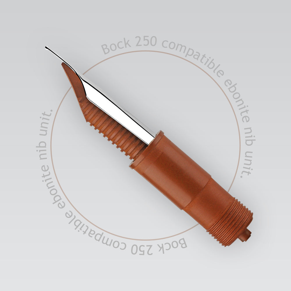 Magna Carta Bock Compatible Titanium Nib Unit Beige Ebonite Feed #6 Ti ...